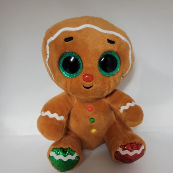 Ty | Toys | Ty Beanie Boos Crumble The Gingerbread Man Glitter Eyes ...